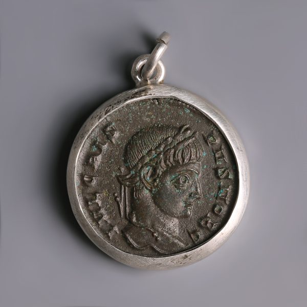 Roman Probus Ae Antoninianus Pendant with Silver Frame - Ancient Roman ...