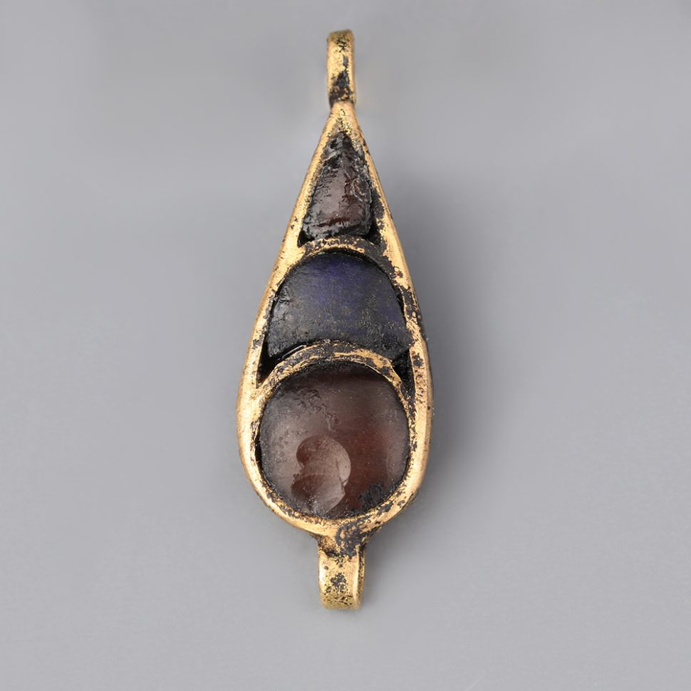 Greek Hellenistic Gold Pendant with Dolphins and Beads - Ancient Greek ...