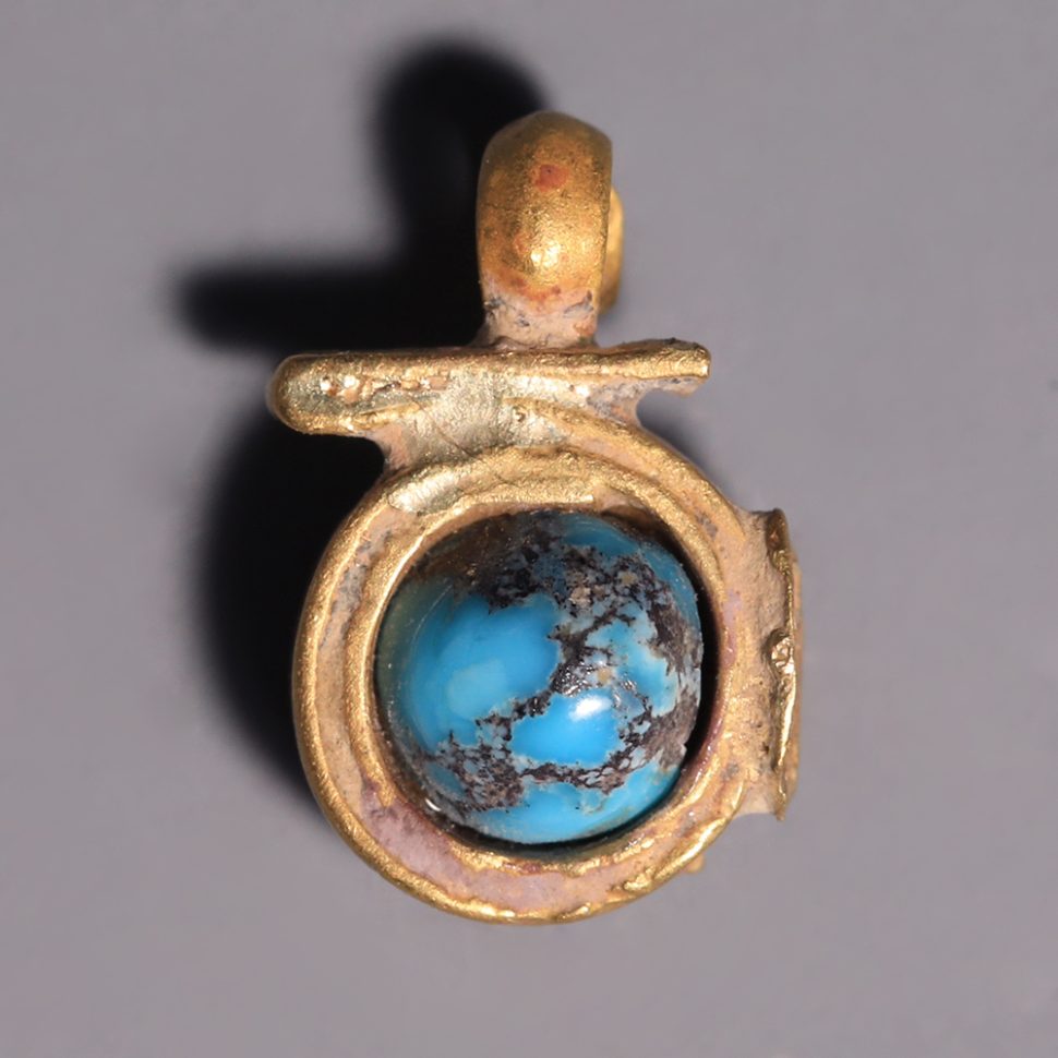 Ancient Roman Ring with Green Jasper Intaglio of Apollo - Ancient Roman ...