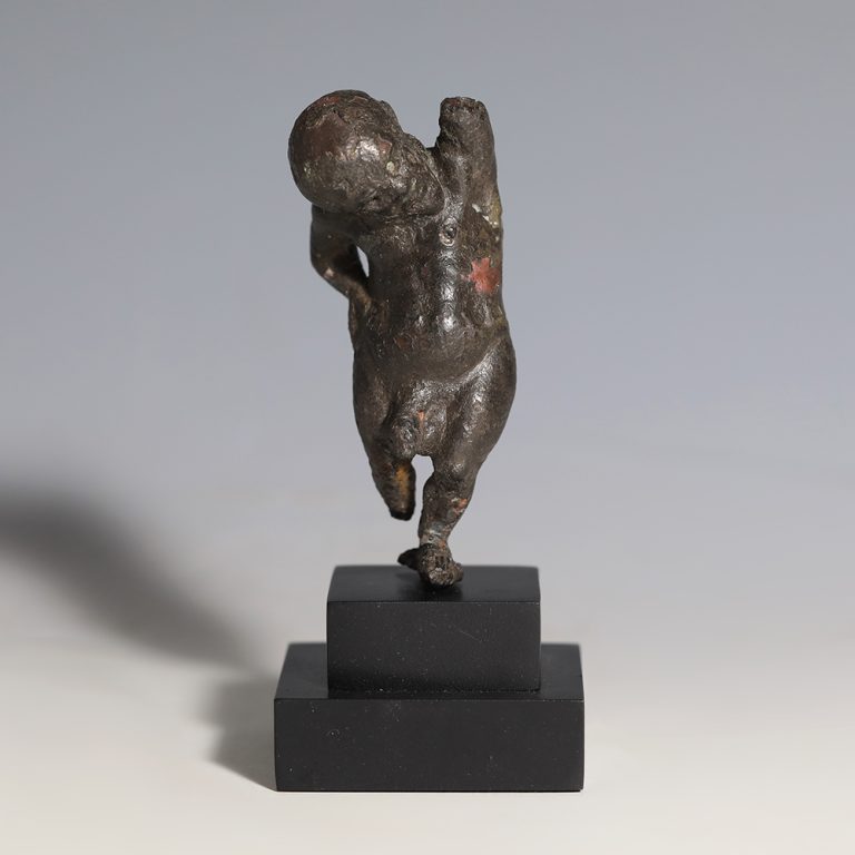 A Roman Oil Lamp with Ithyphallic Man - Ancient Roman Antiquities ...